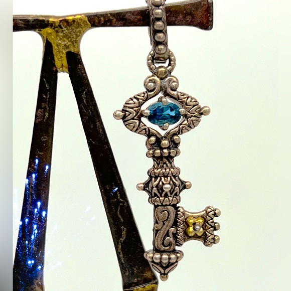Barbara Bixby | Jewelry | Barbara Bixby Keys Of Life London Blue Topaz ...